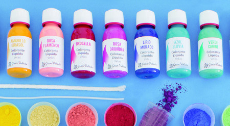 Colorantes y pigmentos para jabones, cremas, velas... Amplio catálogo