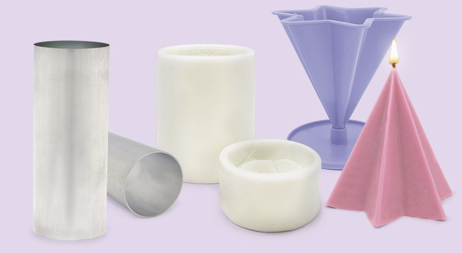 Easy to use candle molds. Extensive catalog at low prices.